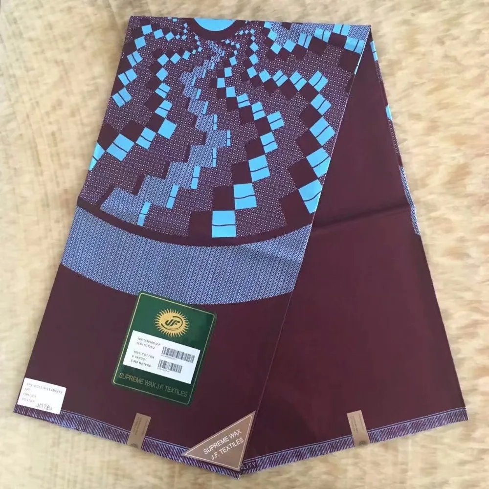 100% Cotton High Quality African Printed Ankara Java Wax Fabric For ...