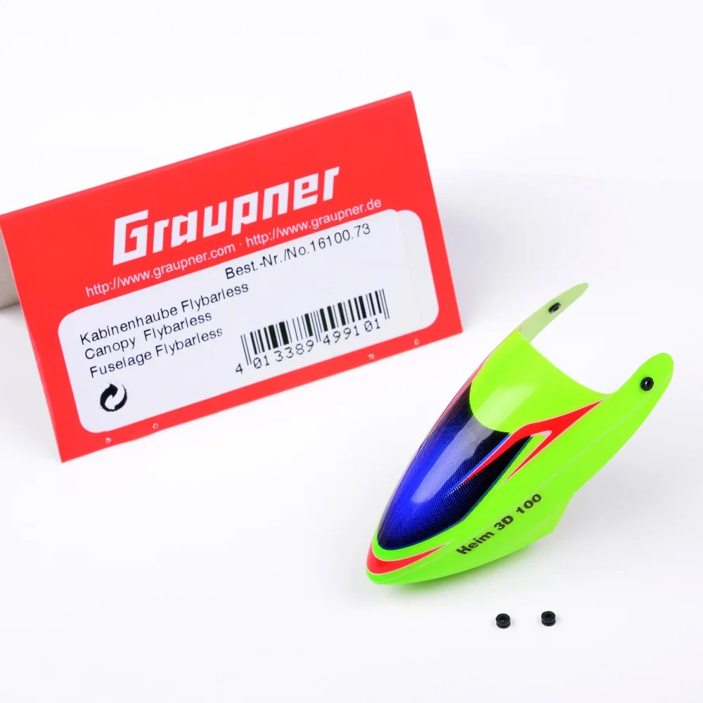 Graupner Spare Part Canopy For Remote Control Plane Flybarless ...