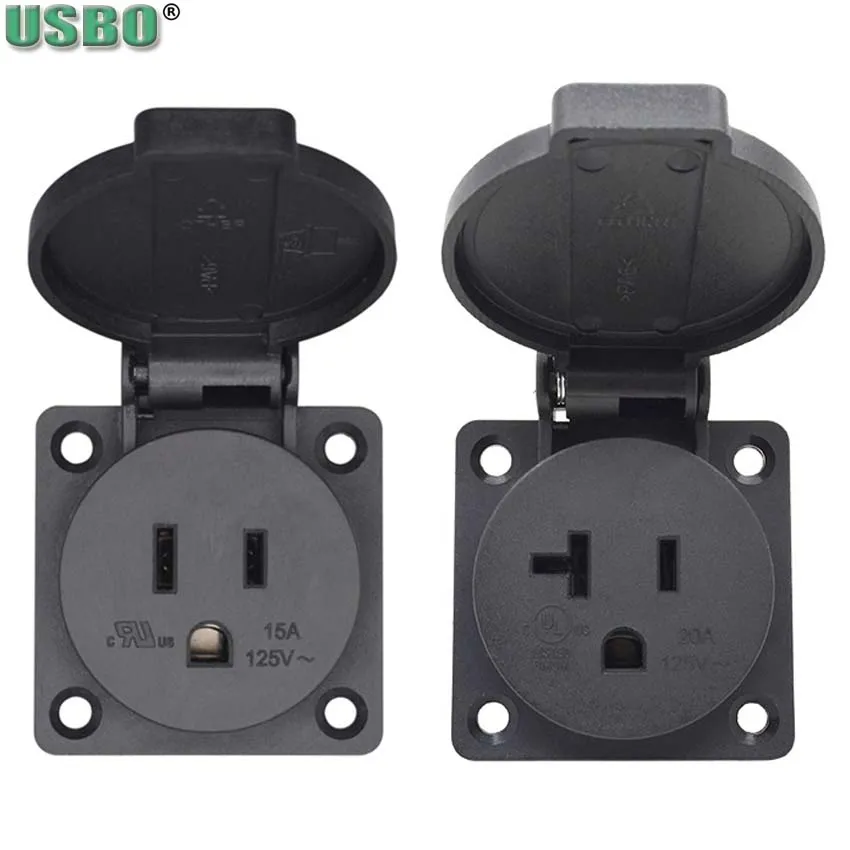 Universal-15A-20A-America-Outdoor-Waterproof-Industry-Power-Outlet-L5 ...