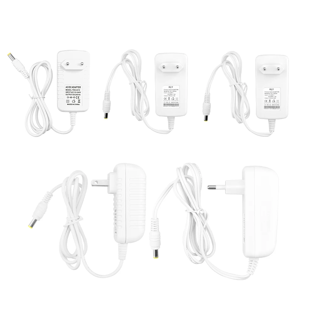 DC12V 24V Power adapter 1A 2A 3A Lighting Transformer AC100-240V input ...