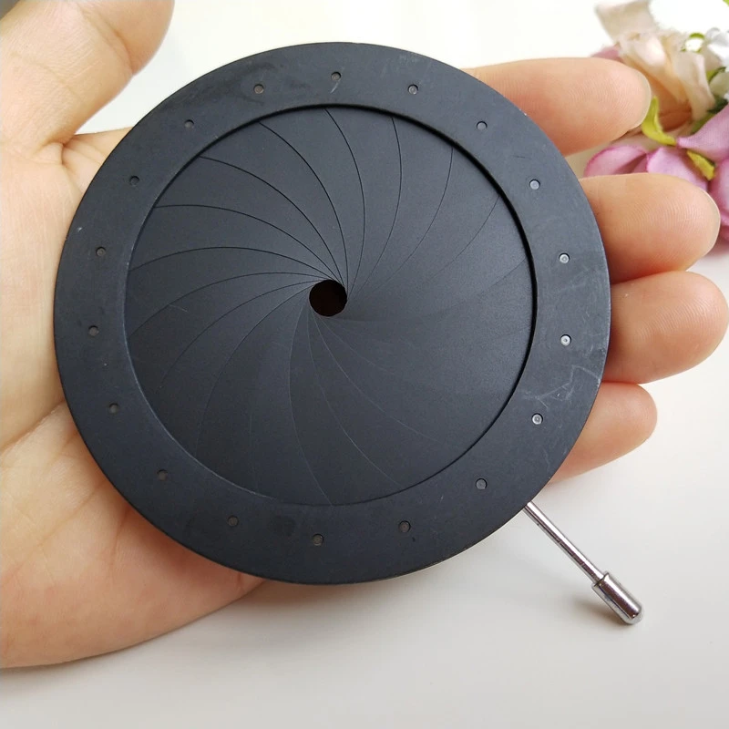 4-60mm 18pcs Blades Adjustable Zoom Optical Iris Diaphragm Aperture ...