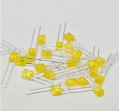Yellow-02-67-1000pcs-LOT-2X3X4-square-LED-Yellow-light-emitting-diode ...