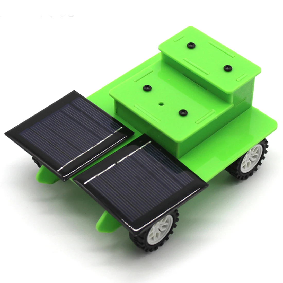 Dual Solar Panel DIY Mini Solar Powered Toy Car Assembly Science ...