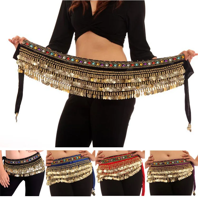 Beautiful Danse Du Ventre Belly Dance Dancing Waist Chain Hip Scarf
