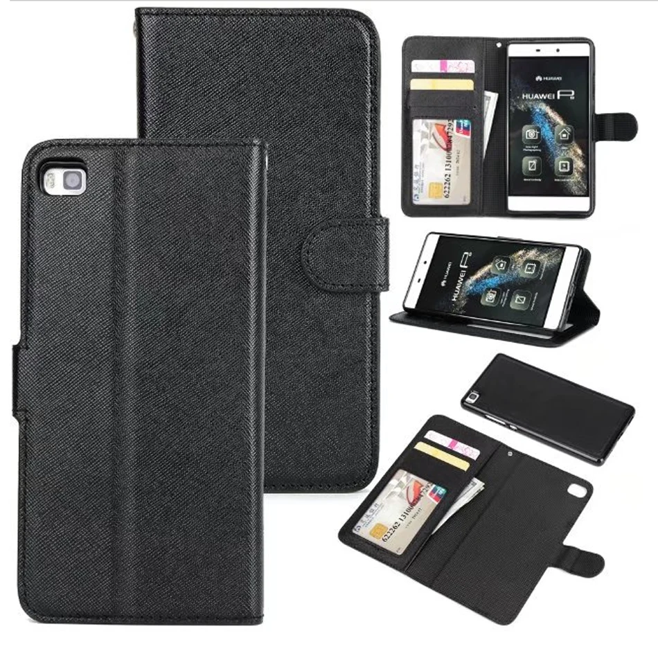 CCDZ Multi function Luxury Leather Cross pattern oil side split wallet ...