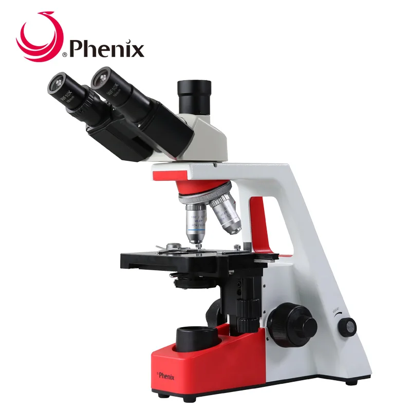 Phenix Trinocular 40X 1000X Biological Microscope with LED Double ...