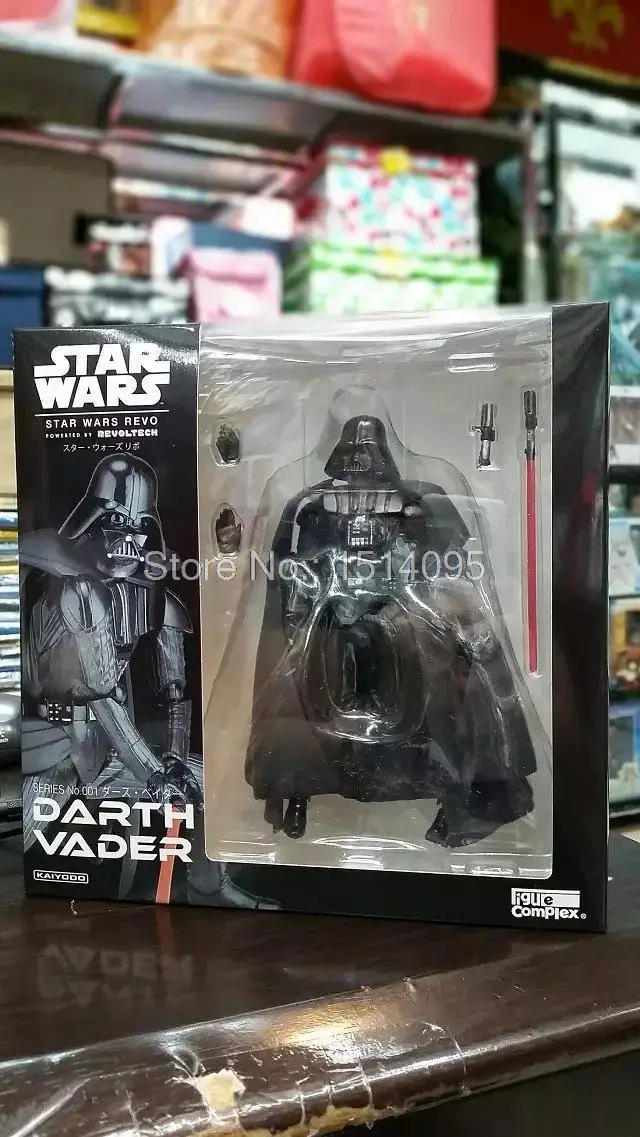 SALE Star Wars Revoltech Darth Vader 001 Stormtrooper 002 PVC Action ...