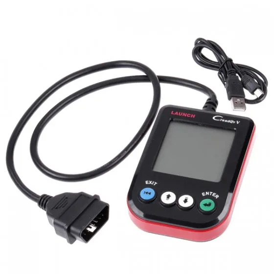 Launch Creader V OBD2 OBDII Live Data Fault Code Reader Scanner ...