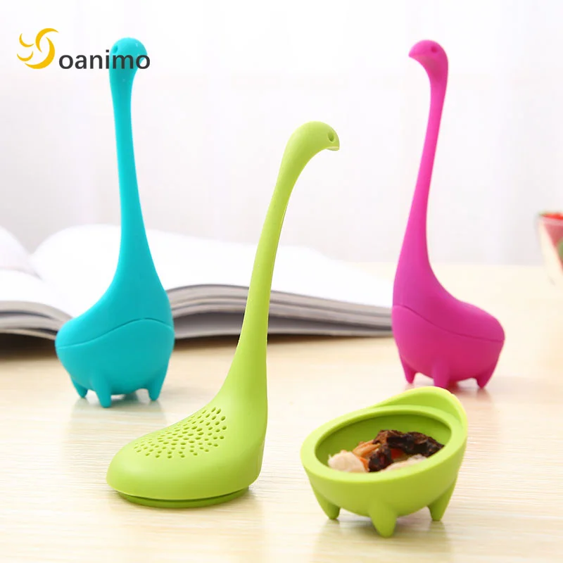 Soanimo 1pc Silicone Cartoon Tea Infuser Dinosaur Tea Filter Infuser ...