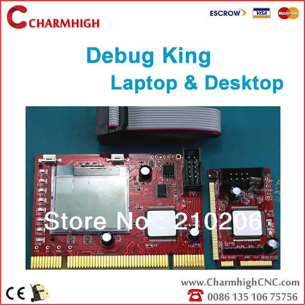 Free shipping, wholesale mini pci e, LPC port diagnostic debug king ...