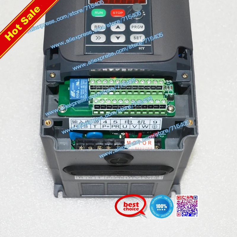 110V 1.5kw VFD Variable Frequency Driver cnc spindle speed control ...