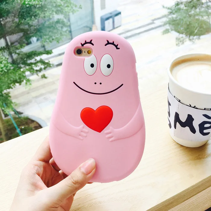 3D Cute Cartoon Silicone Korean Baba Daddy Phone Cases For Apple iphone ...