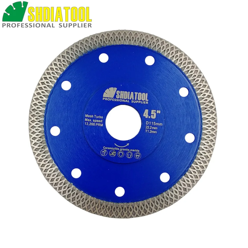 Shdiatool 1pc Diamond Cutting Disc X Mesh Turbo Saw Blade Rim Segment ...