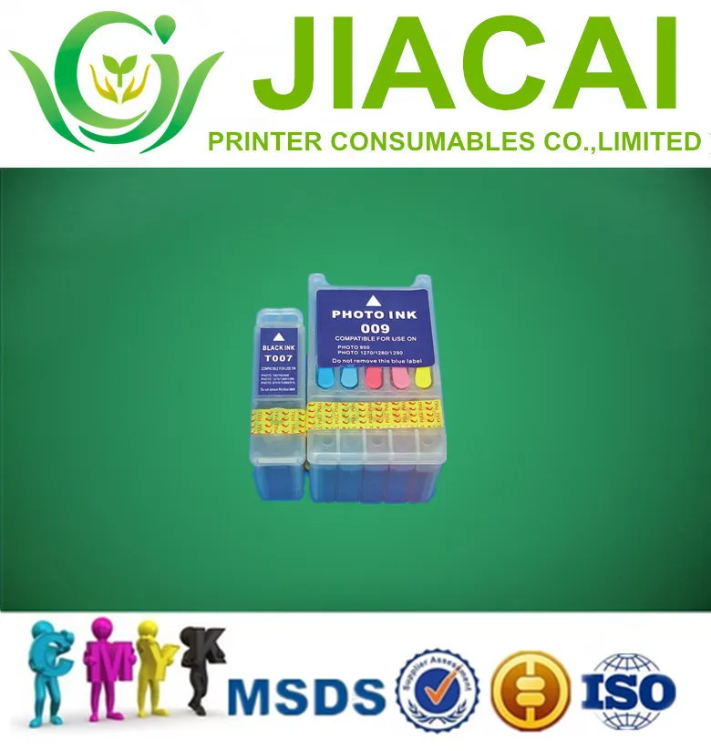 Empty Refillable Ink Cartridges For Epson T007 T009 6 colors for Epson ...