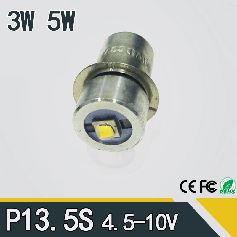 P13.5s 3w Flashlight Bulb Emergency Light Bulbs 3v Dc4-10v/6-24v Led ...