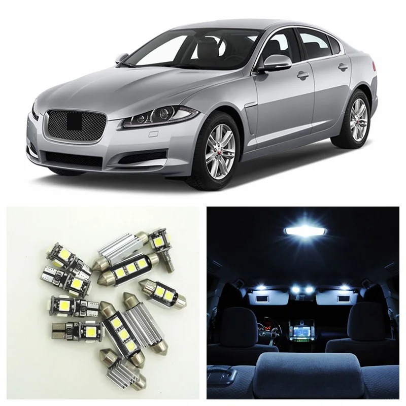 13pcs Canbus Car White LED Light Bulbs Interior Package Kit For 2009 ...