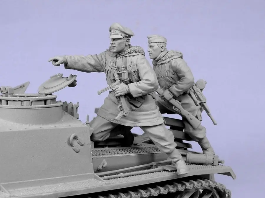 1/35 model kit resin kit military officers and two soldiers|german ...
