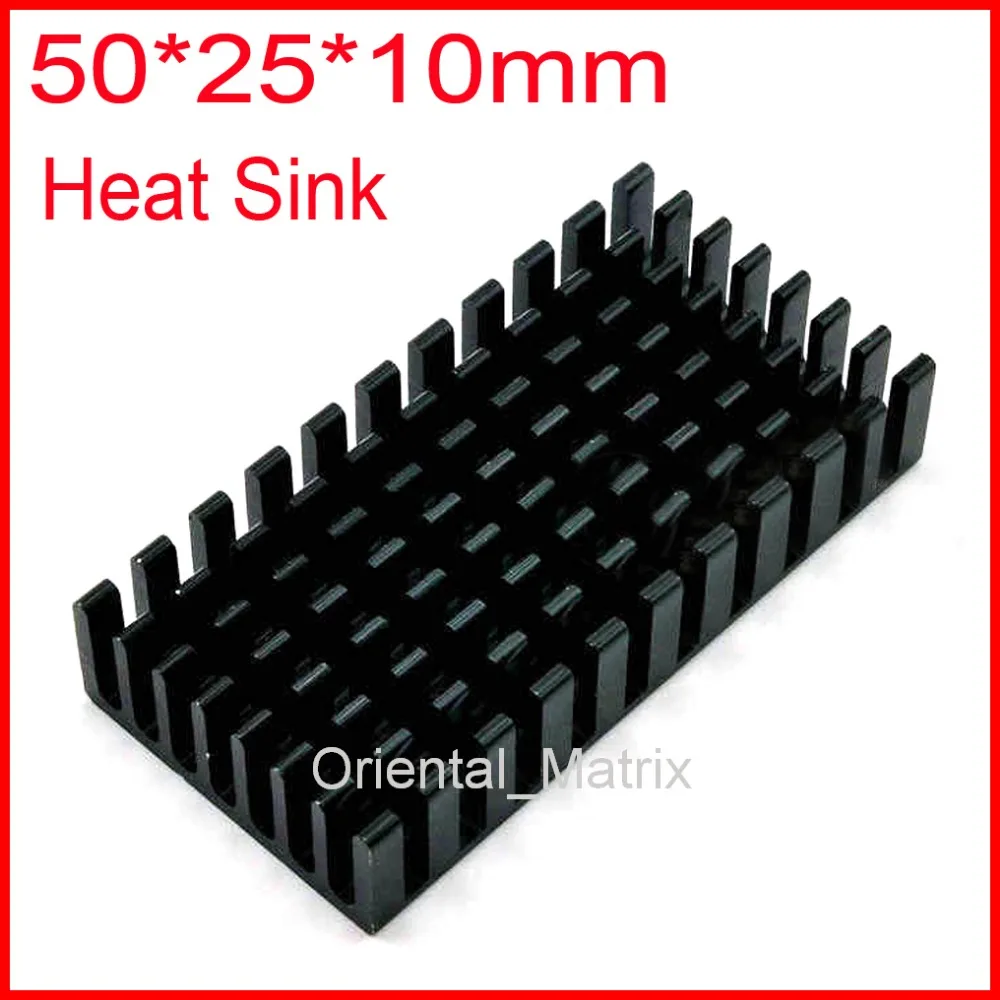 Free Shipping 5pcs 50*25*10mm Heatsink Heat Sink Radiator Small ...