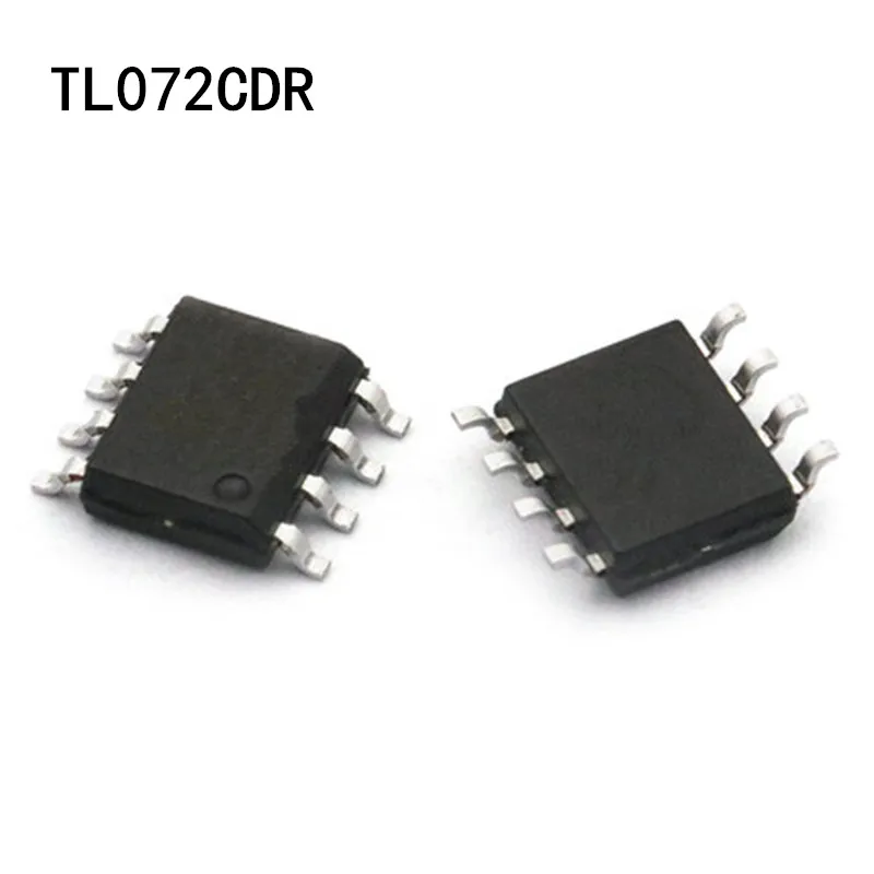 10 piezas TL072CDR TL072C TL072 SOP8 de bajo ruido JFET INPUT amplificadores operacionales ...