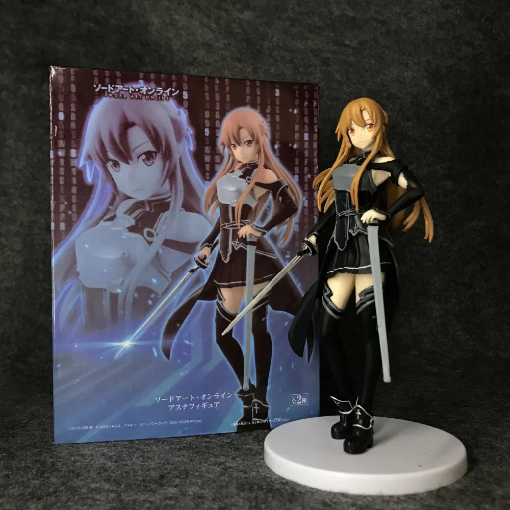 Anime Sword Art Online Sao Asuna Pre-painted Pvc Action Figure ...