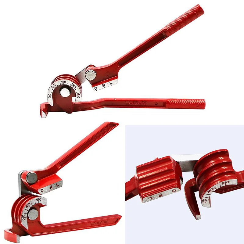 3 In 1 180 Degree 1/4’’ 5/16’’ 3/8’’ Pipe Tube Bender Copper Tube Air ...