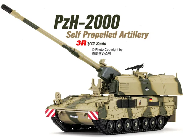 Panzerkampf 1/72 Scale PzH 2000 Self Propelled Artillery Diecast Metal ...