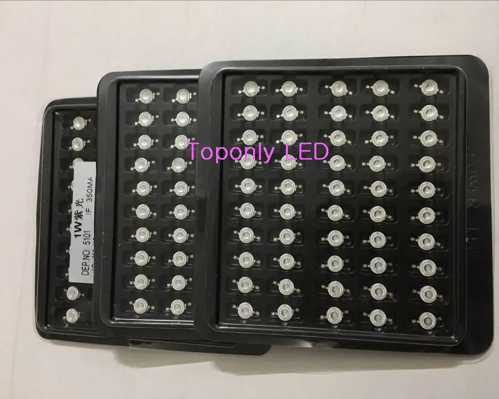 365nm ultraviolet led lighting beads 1w high intensity inspection ...