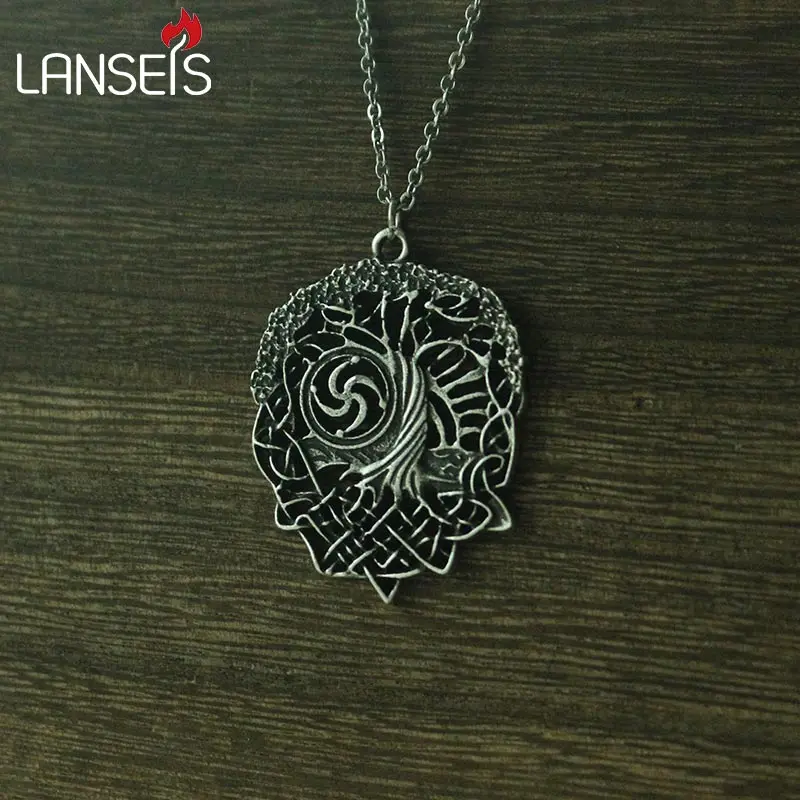 lanseis10pc-Tree-Of-Life-Necklace-Family-Tree-slavic-Rod-symbol-pendant ...