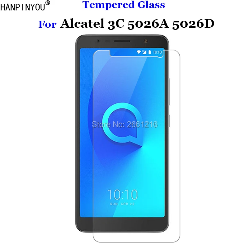 For Alcatel 3C Tempered Glass 9H 2.5D Premium Screen Protector Film For ...