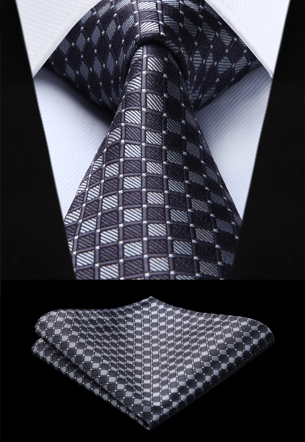 Вечерние Свадебный классический карманный квадратный галстук тканый ...