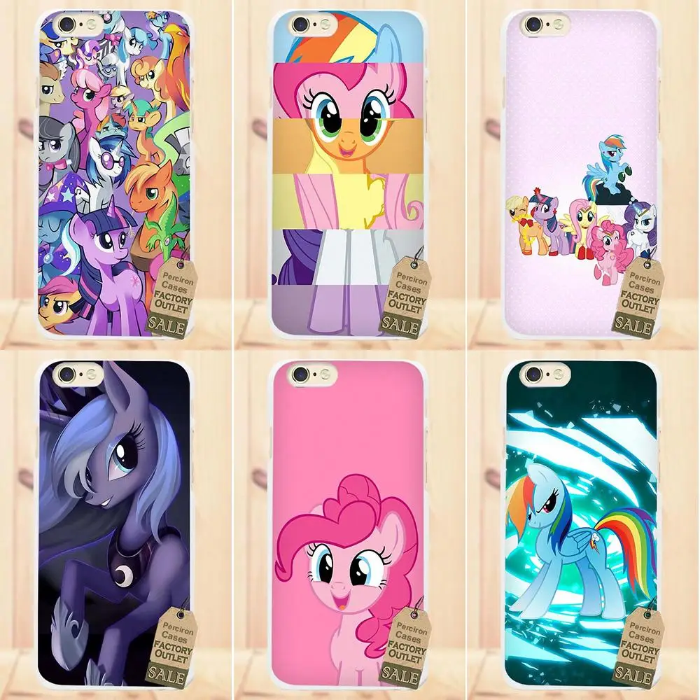 Soft Cover Cell Phone Cases My Little Pony For Apple iPhone 4 4S 5 5C ...