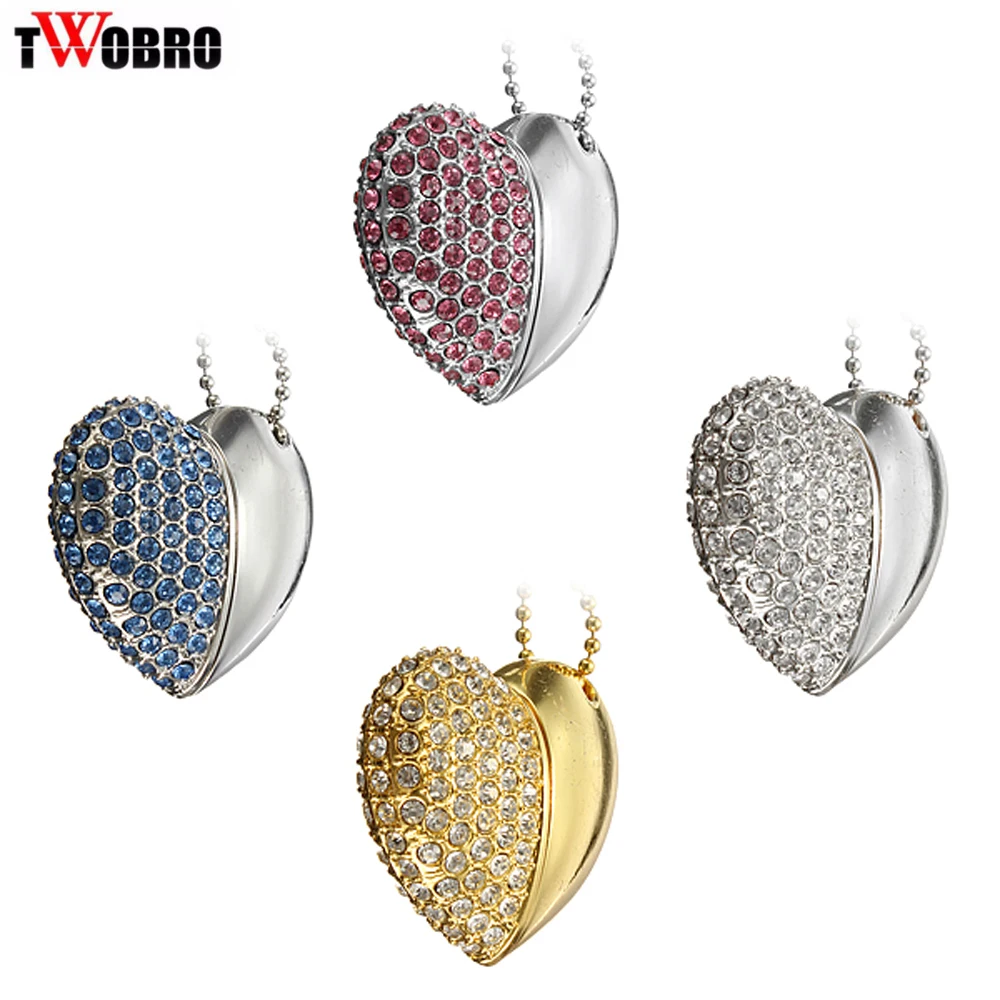 Fashion Jewelry Pendrive USB flash drive 2.0 4GB 8GB 16GB 32G Pen Drive ...