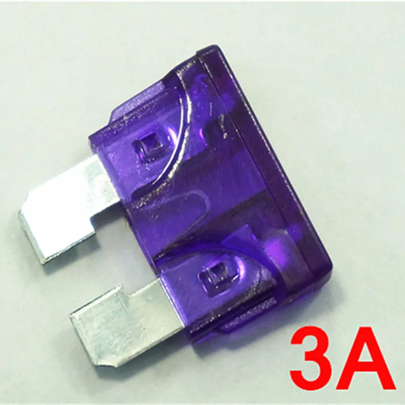 (100 pcs/lot) 3A / 32V Car Vehicle Auto Medium Blade ATO Fuse, 3 Amp ...