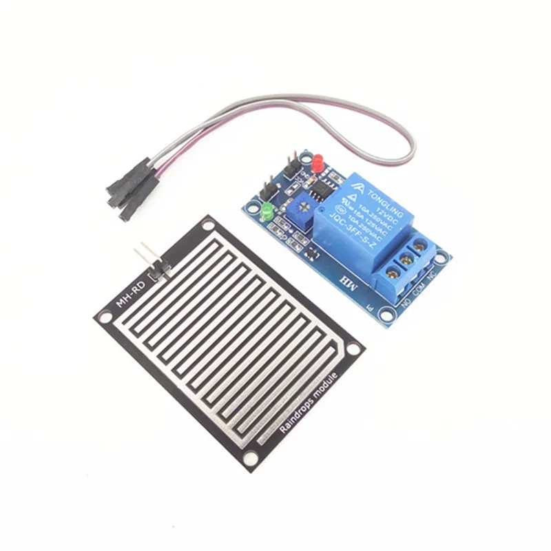 12v Raindrops Controller Module With Relay Rain Sensor Module Foliar
