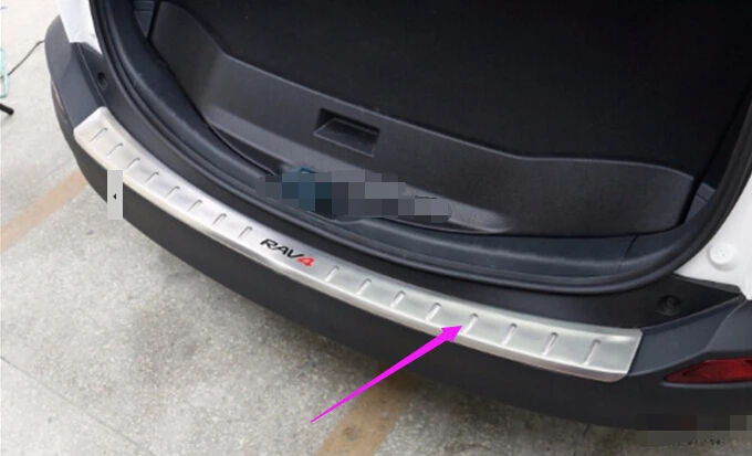 Rear Bumper Protector Tail Tailgate Trunk Guard Sill Plate Scuff Trim ...