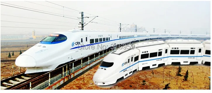 New CRH Train Universal Wheel 4 compartment 60cm China Railway High ...