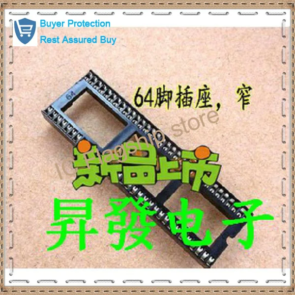 ทั้งหมดคนใหม่ฟุต 64 ICซ็อกเก็ตขา/IC s ocketแคบร่างกาย1.778ระยะห่าง64ฟุต ...