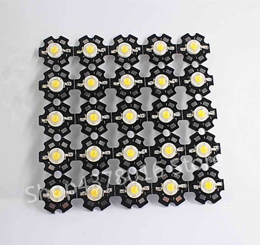 고출력 1W 3W 쿨/웜 화이트 3500K 6500K 10000K 20000K 30000K LED 전구 칩 크리스탈 다이오드 ...