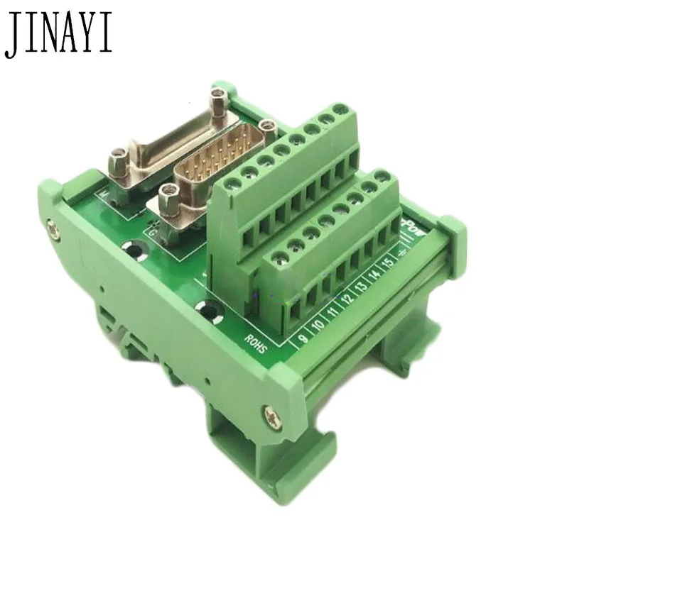15 pin D SUB DB15 หญิงชายสัญญาณ Terminal PCB Breakout Board อะแดปเตอร์|connectors db15|connector ...