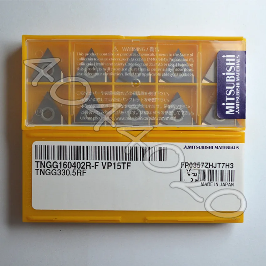 TNGG160402R F VP15TF TNGG330.5RF VP15TF 10pcs/Box carbide inserts-in ...