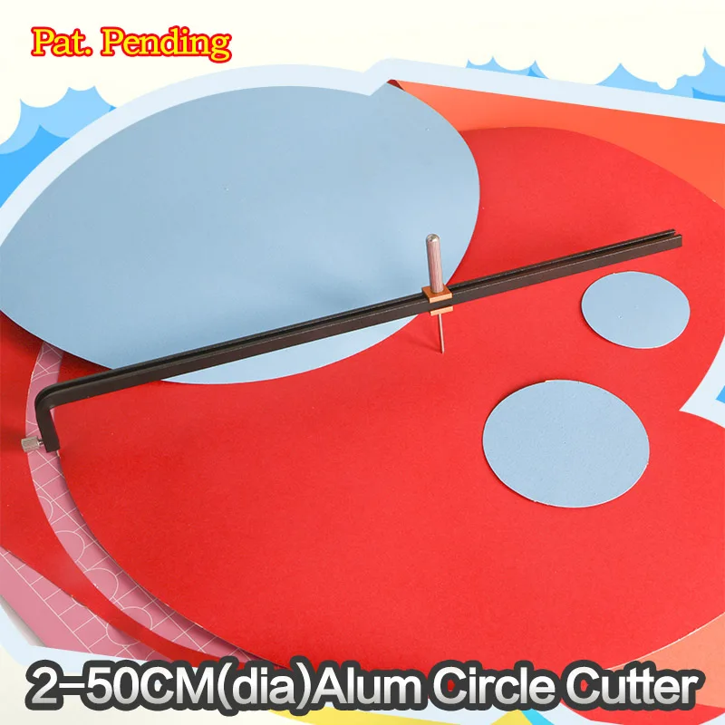 2-50cm(diameter) Aluminium Circle Cutter Paper Circle Cutter Crafting ...