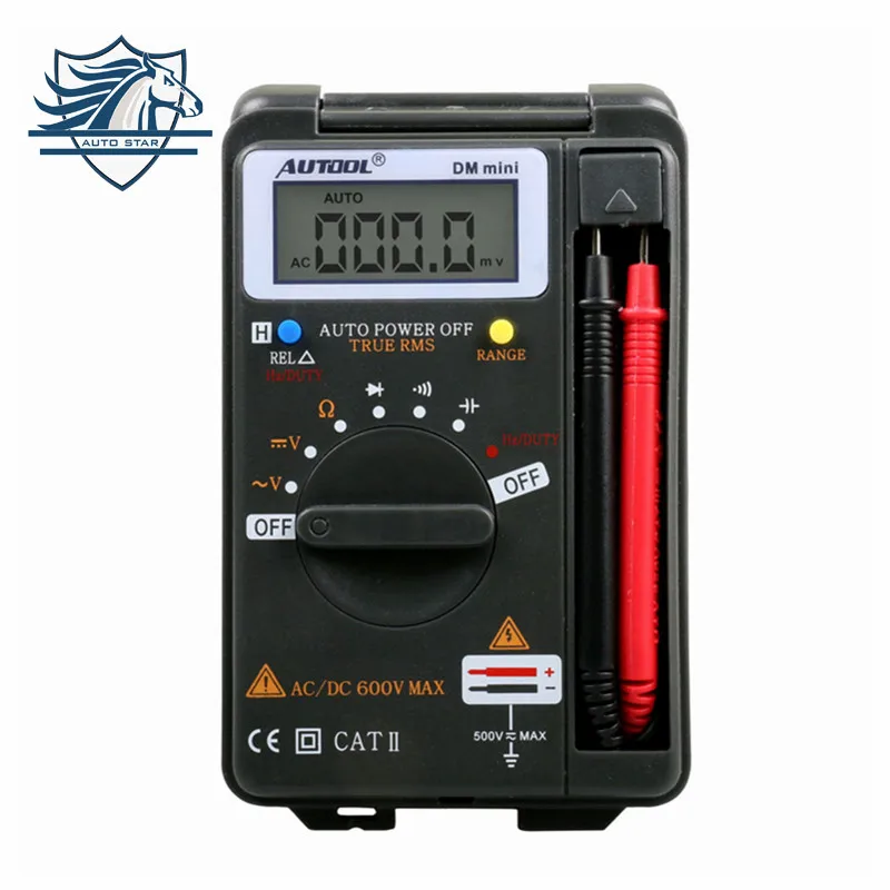 AUTOOL DM mini DMM Integrated Personal Handheld Pocket Mini Digital ...