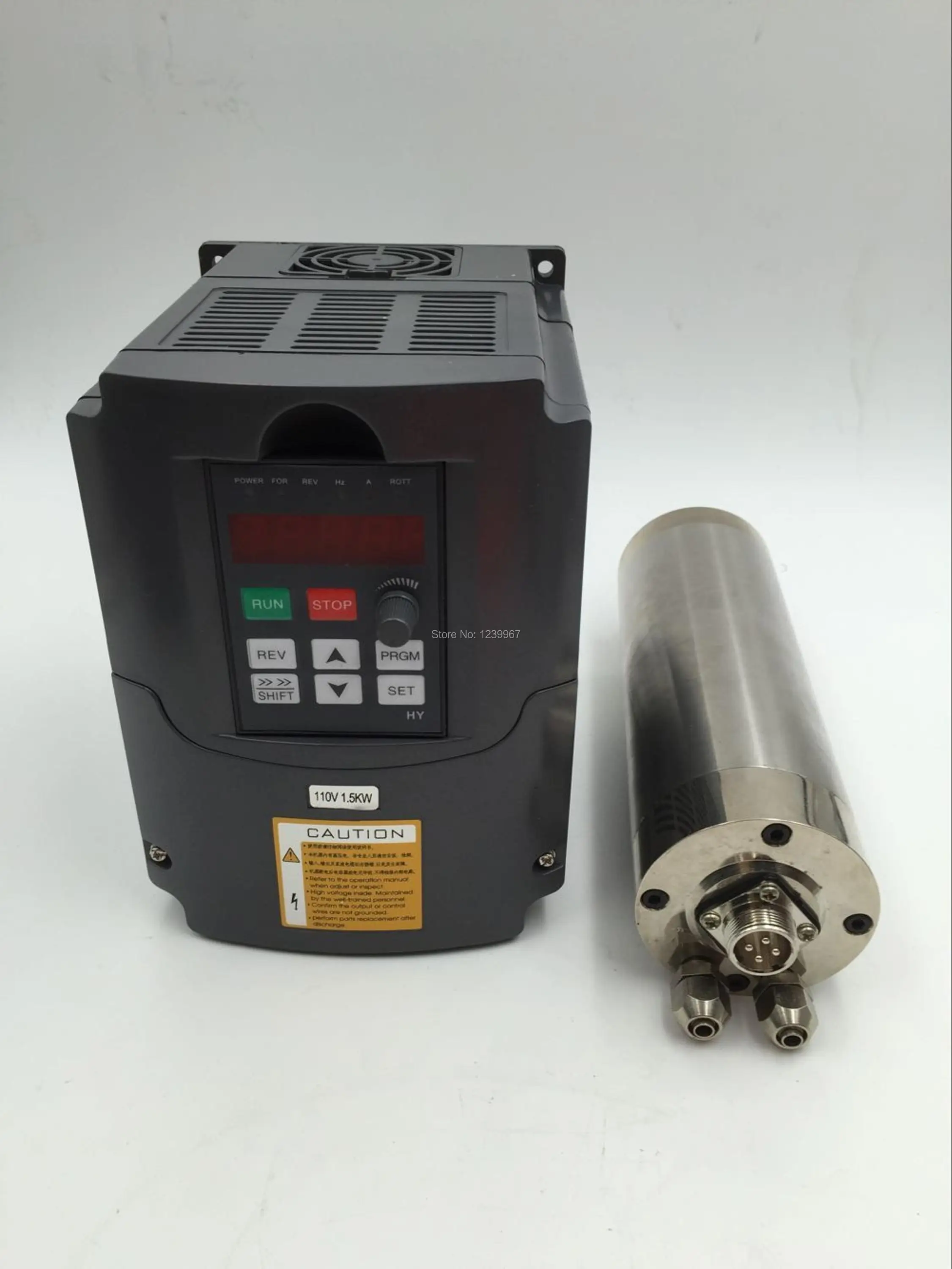 General Purpose Motors 800W CNC Spindle Motor 110V Water-Cooled 1.5KW ...