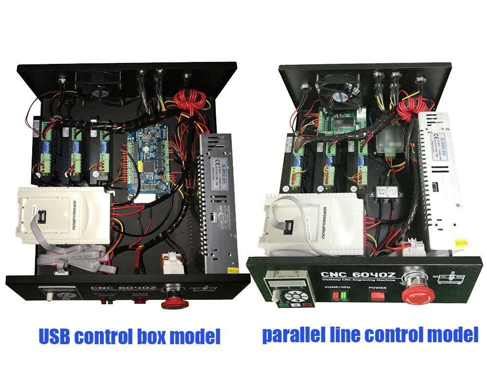 Ac Spindle Drive 4axis Cnc Control Box Mach3 Parallel Port Control Box ...