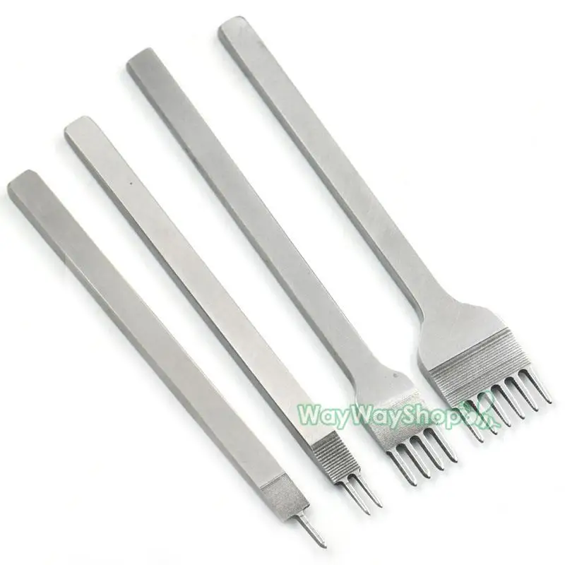 3mm-Leather-CHISELS-PUNCHES-LACING-Lacing-Craft-tool-1-2-4-6-HOLE ...