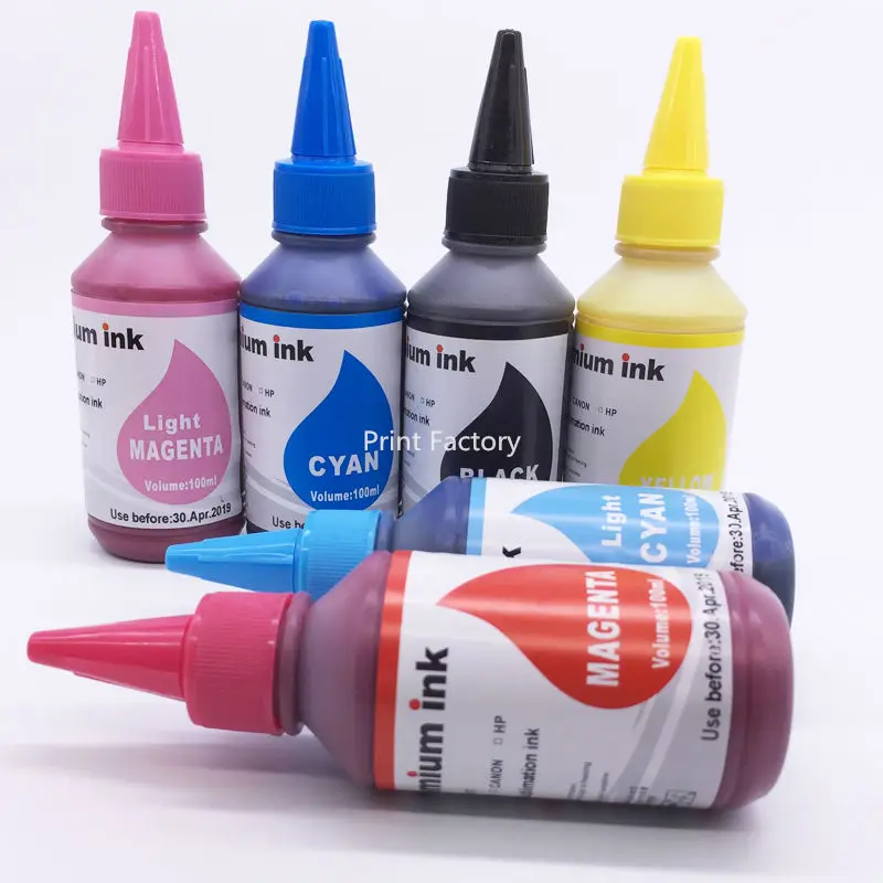 100ML x 6PCS T0481 T0486 Sublimation Ink For Epson R200 R220 R300 R300M ...