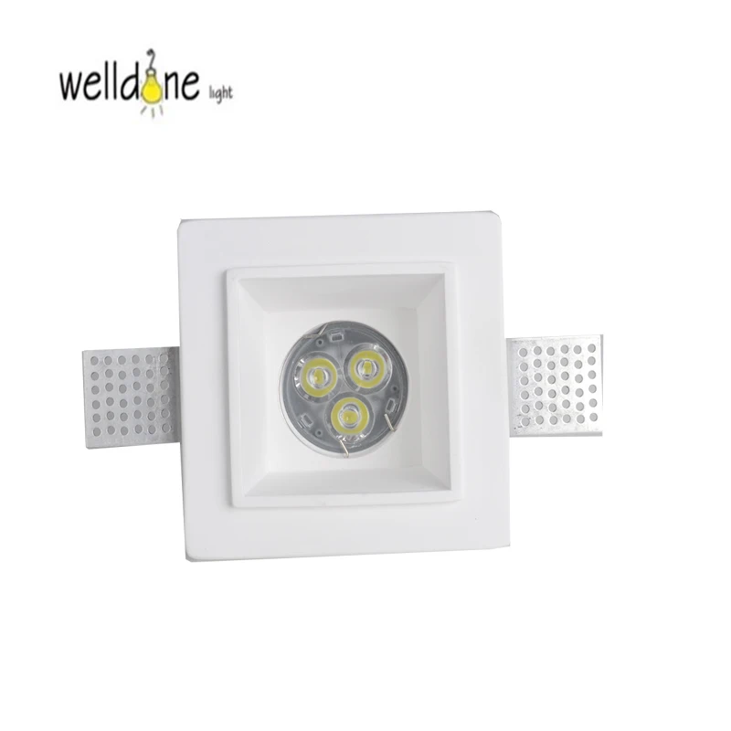 Square Led Light Recessed White Color Spotlight R Gu10/mr16 - AliExpress