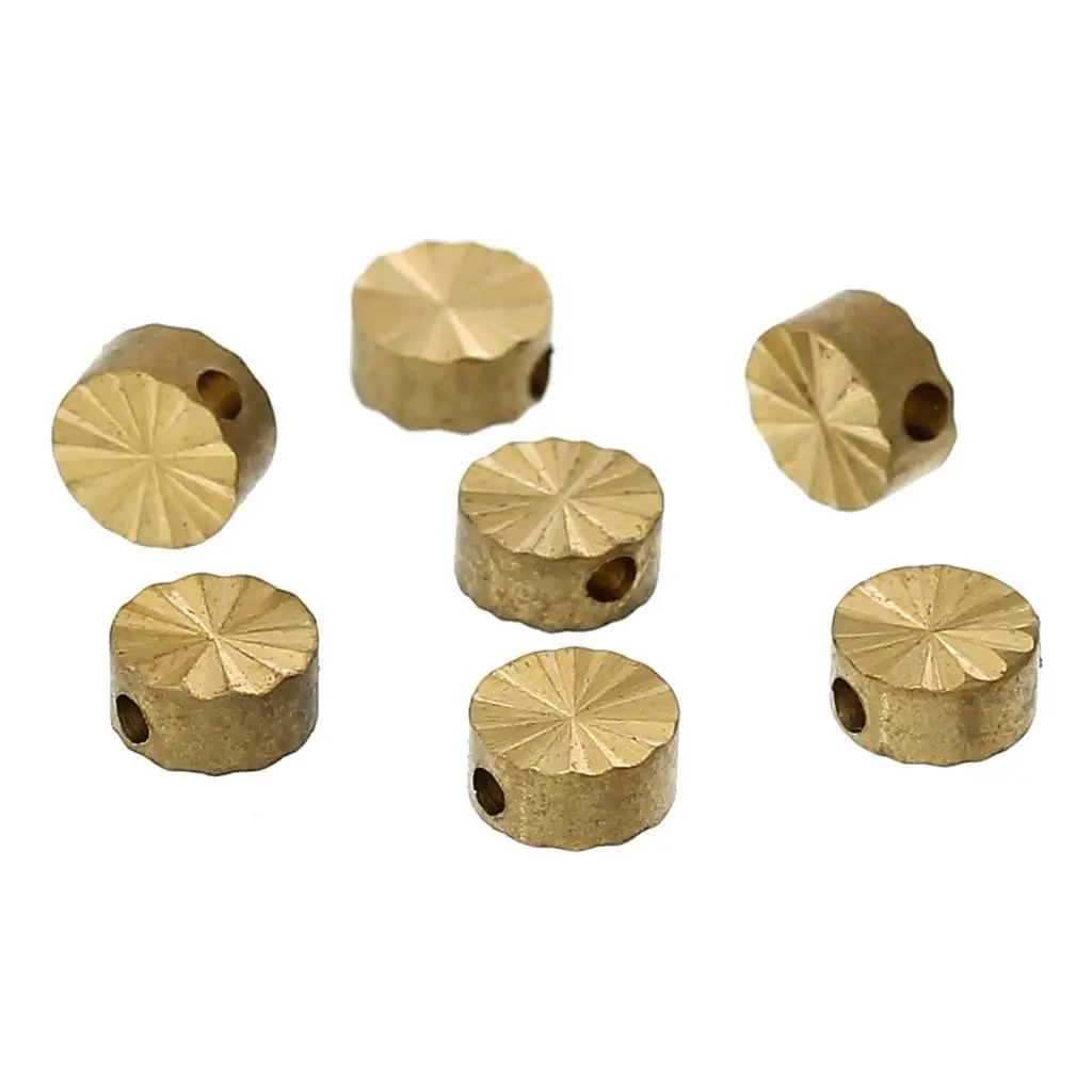 Copper Spacer Beads Flat Round Light gold color About 5mm( 2/8") Dia ...