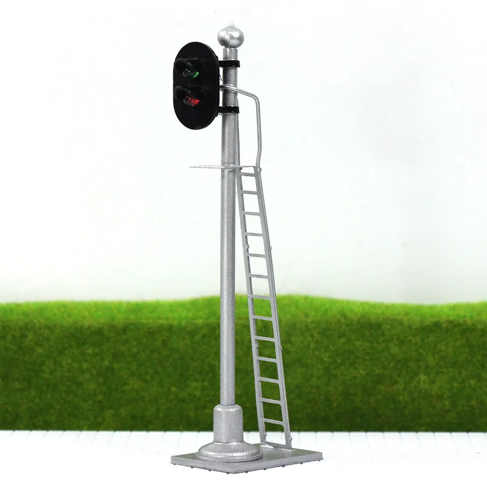 Railroad Signal Crossing HO Scale Railroad Crossing Signal – 2 Red ...