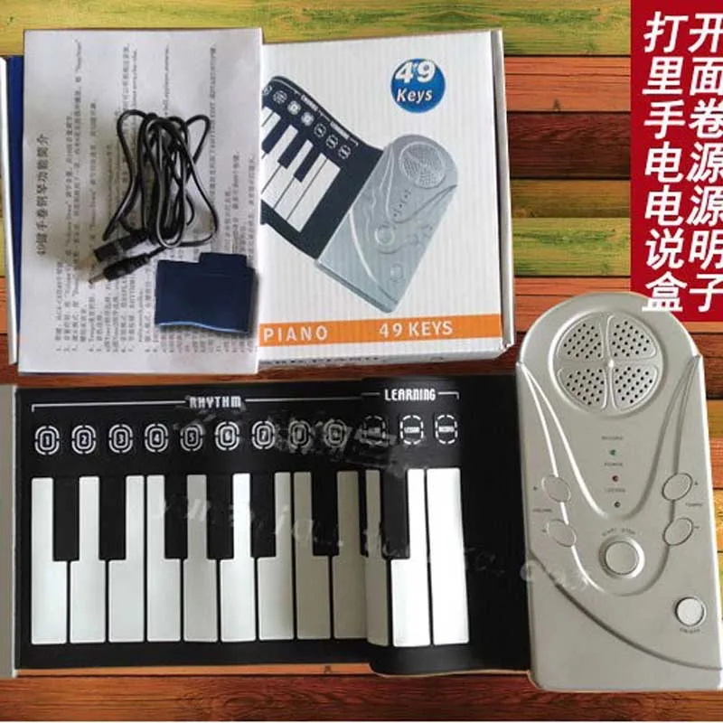 NEW Portable 49 Keys Electronic Flexible Foldable keyboards music ...